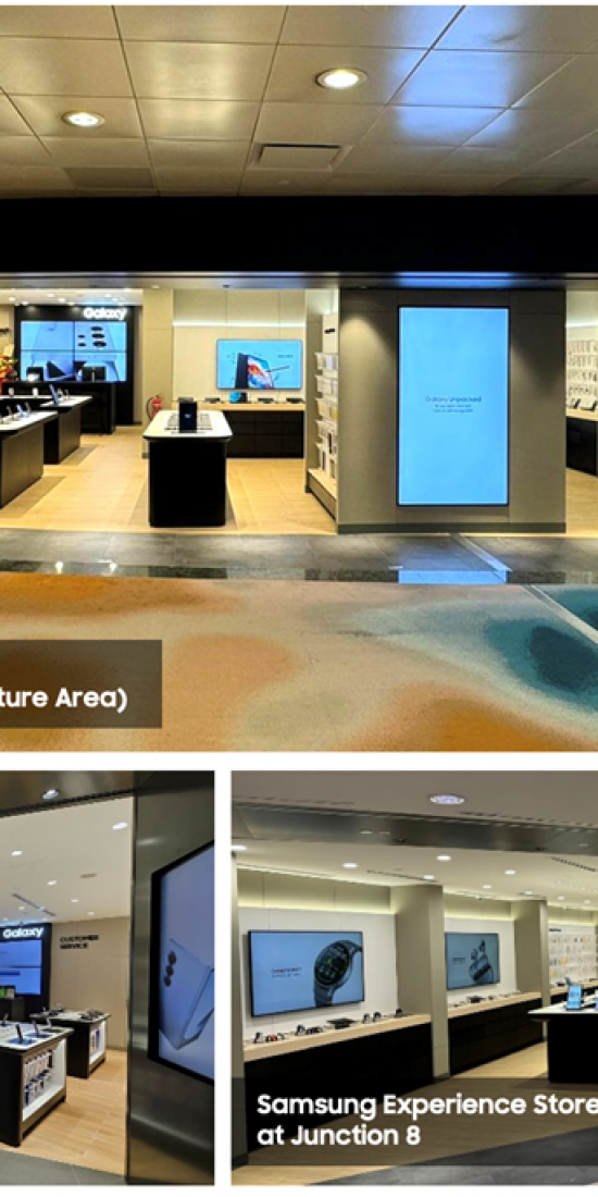 Samsung Singapore Opens Three New Samsung Experience Stores — Arabian Post